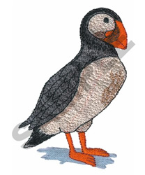 PUFFIN Embroidery Design | EmbroideryDesigns.com