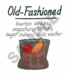 OLD FASHIONED Embroidery Design | EmbroideryDesigns.com