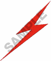 LIGHTNING BOLT Embroidery Design | EmbroideryDesigns.com