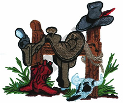 WESTERN GEAR Embroidery Design | EmbroideryDesigns.com