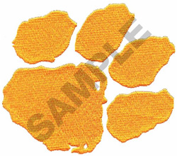 TIGER PAW PRINT Embroidery Design | EmbroideryDesigns.com