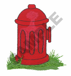 FIRE HYDRANT Embroidery Design | EmbroideryDesigns.com