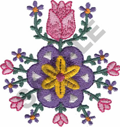 PENNSYLVANIA DUTCH MOTIF Embroidery Design | EmbroideryDesigns.com