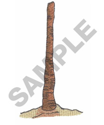 Tree Trunk Embroidery Design | EmbroideryDesigns.com