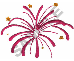 FIREWORKS Embroidery Design | EmbroideryDesigns.com