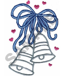 WEDDING BELLS Embroidery Design | EmbroideryDesigns.com
