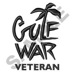 GULF WAR VETERAN Embroidery Design | EmbroideryDesigns.com