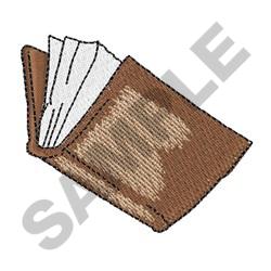 OPEN BOOK Embroidery Design | EmbroideryDesigns.com