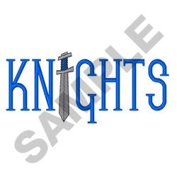 KNIGHTS Embroidery Design | EmbroideryDesigns.com