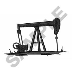 OIL WELL SILHOUETTE Embroidery Design | EmbroideryDesigns.com