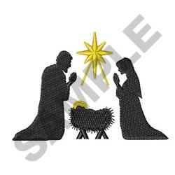 Nativity Scene Embroidery Design | EmbroideryDesigns.com