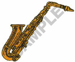 SAXOPHONE Embroidery Design | EmbroideryDesigns.com