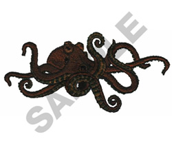 OCTOPUS Embroidery Design | EmbroideryDesigns.com