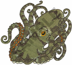 OCTOPUS Embroidery Design | EmbroideryDesigns.com