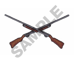 RIFLES Embroidery Design | EmbroideryDesigns.com