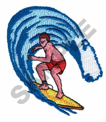SURFING Embroidery Design | EmbroideryDesigns.com