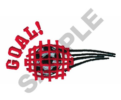 Free GOAL Embroidery Design | EmbroideryDesigns.com