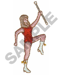 BATON TWIRLER Embroidery Design | EmbroideryDesigns.com