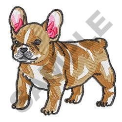FRENCH BULLDOG Embroidery Design | EmbroideryDesigns.com
