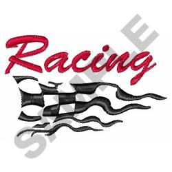 RACING Embroidery Design | EmbroideryDesigns.com