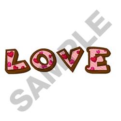 LOVE HEART LETTERS Embroidery Design | EmbroideryDesigns.com