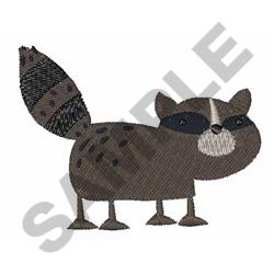 RACCOON Embroidery Design | EmbroideryDesigns.com