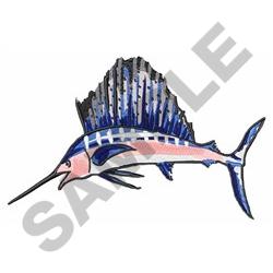 SAILFISH Embroidery Design | EmbroideryDesigns.com