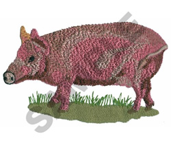 Free PIG Embroidery Design | EmbroideryDesigns.com