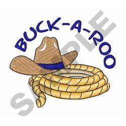 Buck A Roo Embroidery Design | EmbroideryDesigns.com