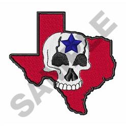 Free Texas Skull Embroidery Design | EmbroideryDesigns.com