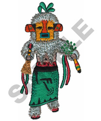 KACHINA DOLL Embroidery Design | EmbroideryDesigns.com
