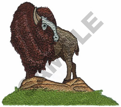 BUFFALO Embroidery Design | EmbroideryDesigns.com