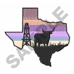 Texas State Embroidery Design | EmbroideryDesigns.com