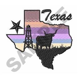 Texas Embroidery Design | EmbroideryDesigns.com
