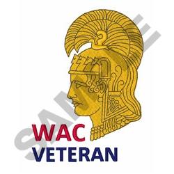WAC Veteran Embroidery Design | EmbroideryDesigns.com