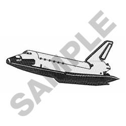 Space Shuttle Embroidery Design | EmbroideryDesigns.com