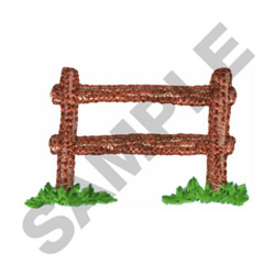 FENCE Embroidery Design | EmbroideryDesigns.com