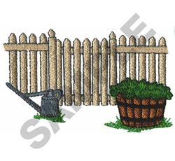 FENCE Embroidery Design | EmbroideryDesigns.com