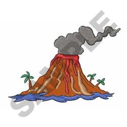Volcano Embroidery Design | EmbroideryDesigns.com