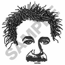 Albert Einstein Embroidery Design | EmbroideryDesigns.com