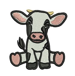 DAIRY CALF Embroidery Design | EmbroideryDesigns.com