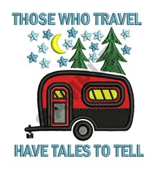 THOSE WHO TRAVEL Embroidery Design | EmbroideryDesigns.com