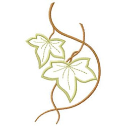 Ivy Leaves Embroidery Design | EmbroideryDesigns.com