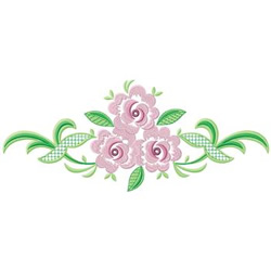 Rose Design Embroidery Design | EmbroideryDesigns.com