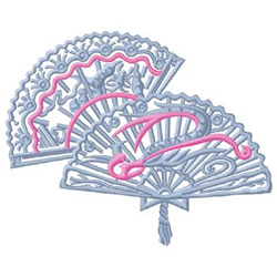 Fans Embroidery Design | EmbroideryDesigns.com