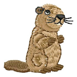 Beaver Embroidery Design | EmbroideryDesigns.com