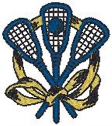 Lacrosse Embroidery Design | EmbroideryDesigns.com