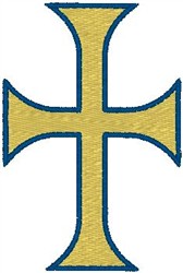 Cross Embroidery Design | EmbroideryDesigns.com