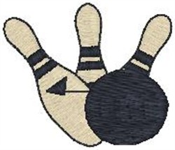 Bowling Embroidery Design | EmbroideryDesigns.com
