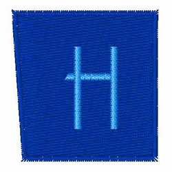 Ransom Note H Embroidery Design | EmbroideryDesigns.com